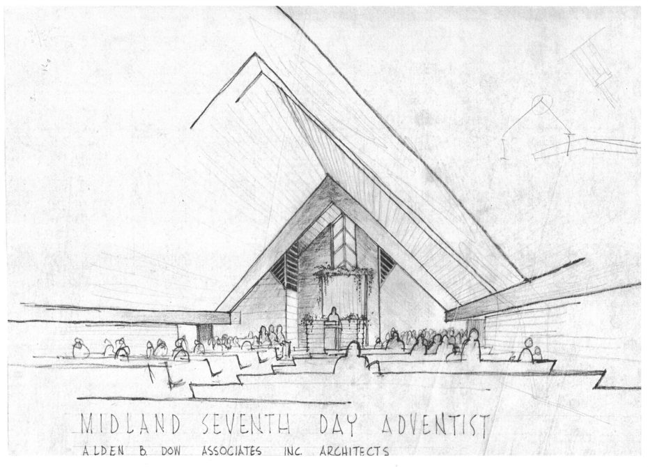 Seventh-Day Adventist Church by Alden B. Dow - Alden B. Dow Home & Studio